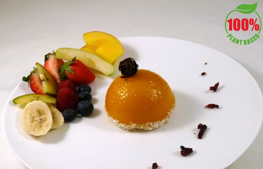 Mango bavarois bombe plant-based – Food Specials